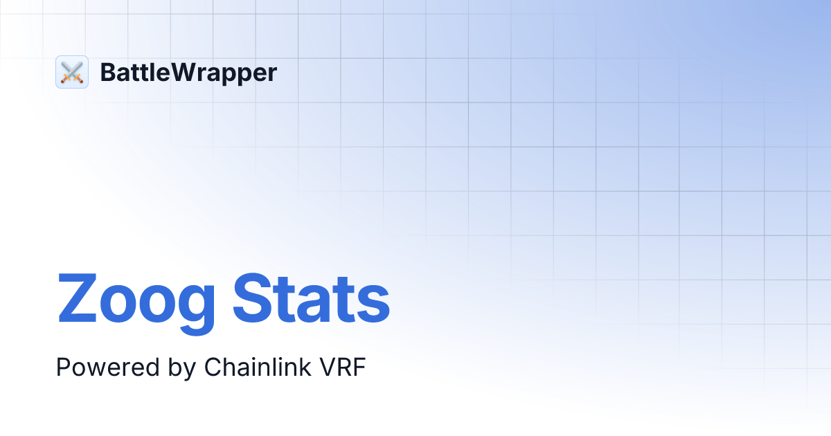 Zoog Stats | BattleWrapper
